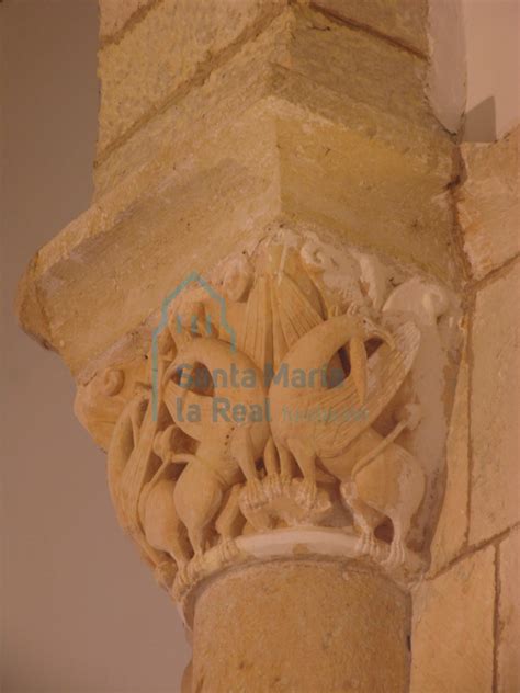 Capitel del arco triunfal Lado del evangelio Románico Digital
