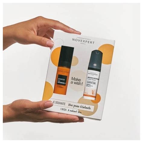 NOVEXPERT COFFRET SERUM BOOSTER A LA VITAMINE C MOUSSE FLASH ECLAT 40ML