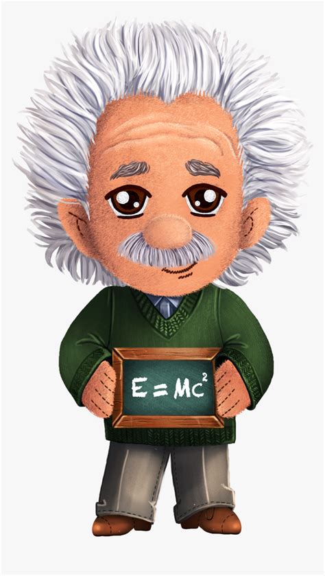 Einstein Cartoon Png Albert Einstein Transparent Png Cartoon Einstein