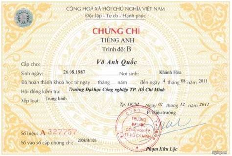 Các Loại Chứng Chỉ Tiếng Anh được Công Nhận Tại Việt Nam