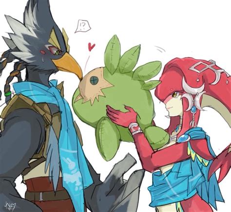 Mipha And Revali BreathOfTheWild NintendoSwitch Image Zelda Art