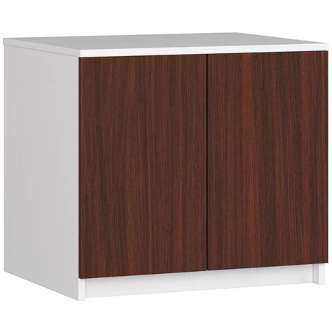 Nadstawka na szafę STAR 60 cm 2 drzwi 2 półki Biała Wenge Inna