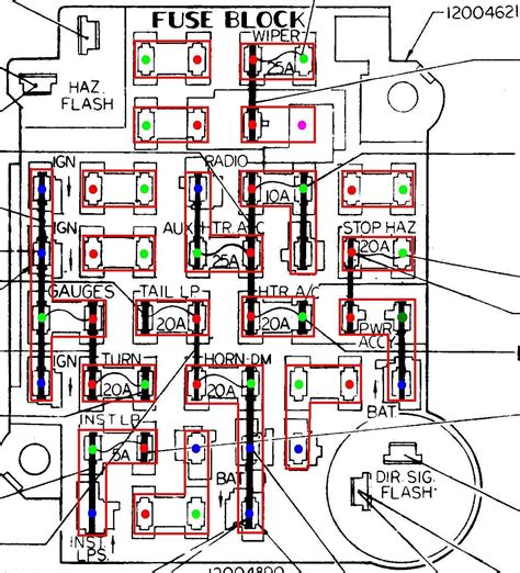 Chevy Truck Fuse Box Diagram