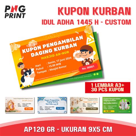Jual Kupon Kurban Idul Adha Pengambilan Daging Qurban Idul Adha
