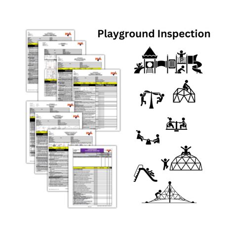 Playground Safety Inspection Checklist Form Playground Safety