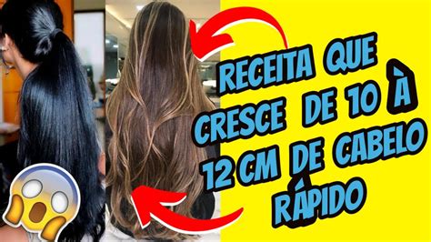 Receita Caseira Para Crescer O Cabelo Muito R Pido Youtube