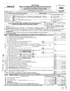 Fillable Online Short Form OMB No 545 50 Form 990 EZ Return Of Fax
