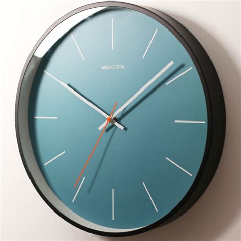 Horloge Scandinave Bois Et Verre Mon Horloge Murale