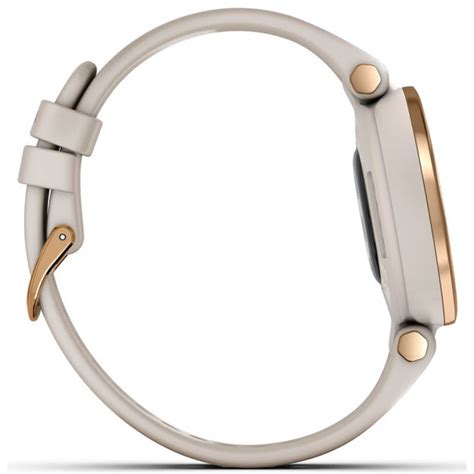 GARMIN Lily Sport Rose Gold Capsular Silicone Belt Bright Sand IPon