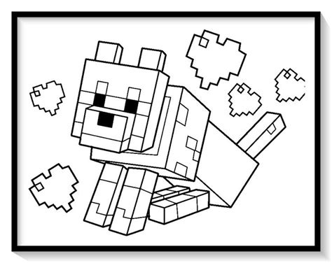 Minecraft Para Dibujar Y Pintar Dibujos Para Colorear De Minecraft Personajes Giblrisbox