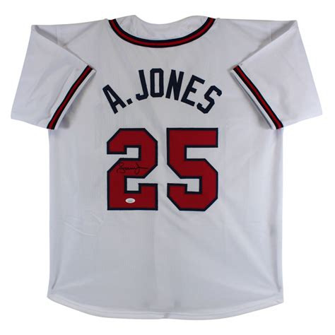 Andruw Jones Signed Jersey JSA Pristine Auction