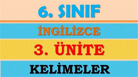 Sinif Ng L Zce N Te Kel Meler Res Ml Youtube