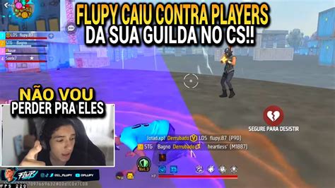 FLUPY CAIU CONTRA A LINE DA SUA GUILDA NO CS RANQUEADO ELE TILTOU