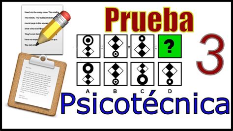 PRUEBA PSICOTÉCNICA Ejemplo 03 personalidad razonamiento y figuras