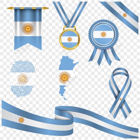 Vector De Bandera Argentina En Diferentes Formas PNG Imágenes Gratis