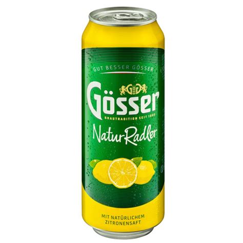 Gösser Naturradler Zitrone 0 5 l Dose günstig online einkaufen