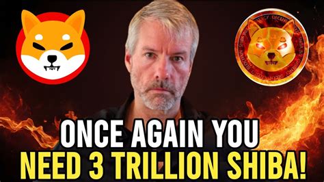 SHIBA INU COIN NEWS TODAY 3 TRILLION SHIBA INU TOKENS THAT WERE ONCE