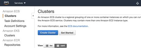 create ecs cluster aws distro for opentelemetry