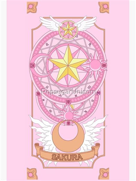 Cardcaptor Sakura Clow Card Tarot Art Board Print For Sale By Popsugarunicorn Redbubble