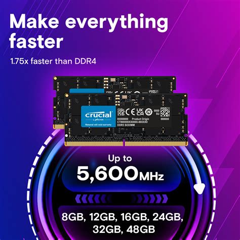 Crucial Gb Kit Gbx Ddr Sodimm Ct K G C S Crucial In