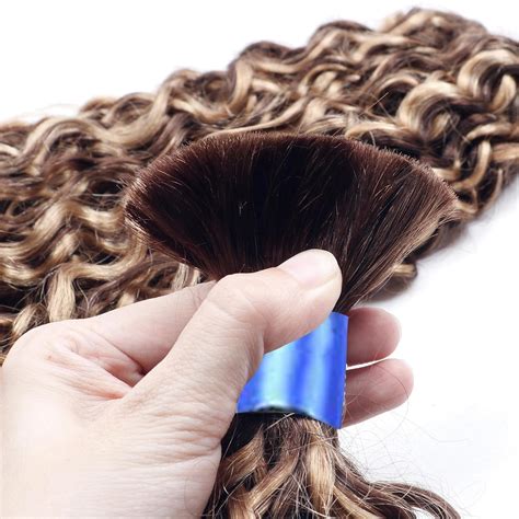 Homgoss Cabello Humano Ondulado A Granel Para Trenzar Sin Trama 100