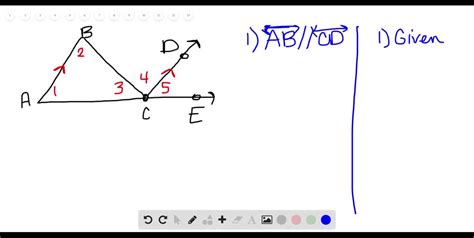 Solved Proving A Theorem Use The Diagram To Write A Proof Of The