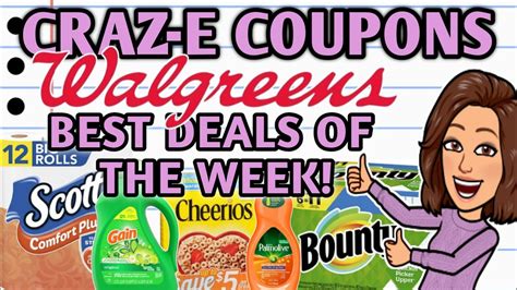 Best Deals At Walgreenswalgreens Couponing This Week