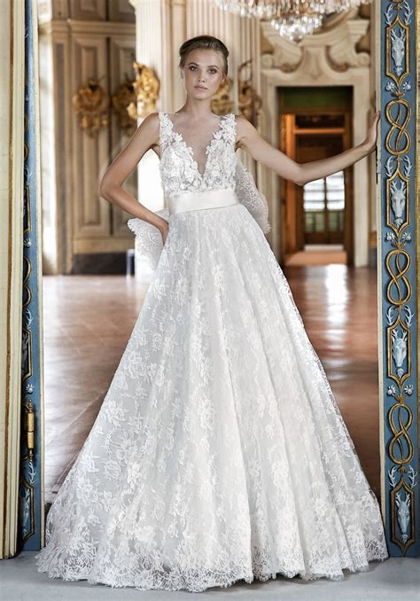 La Sposa In Pizzo Di Stefano Blandaleone Abiti Da Sposa Abito Da