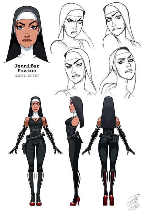 character model sheet template