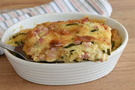 Gratin de courgettes au jambon et au fromage Page 2 à 2 Recettes