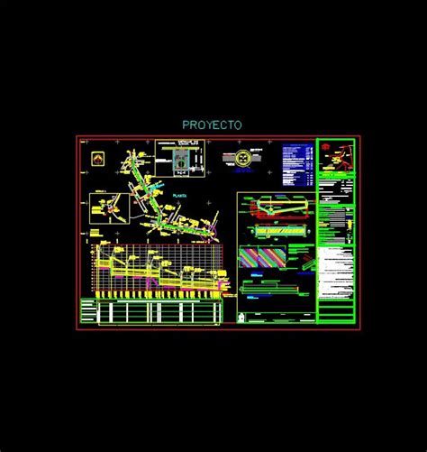 Proyecto Ejecutivo De Colector Aguas Negras En AutoCAD Librería CAD
