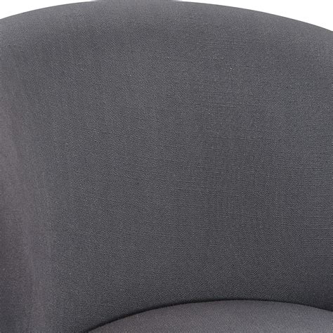 Armen Living Brandy 26 Counter Height Wood Swivel Barstool Grey