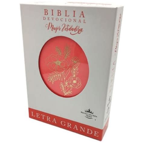Biblia Devocional Mujer Verdadera Reina Valera 1960 LETRA GRANDE Tapa