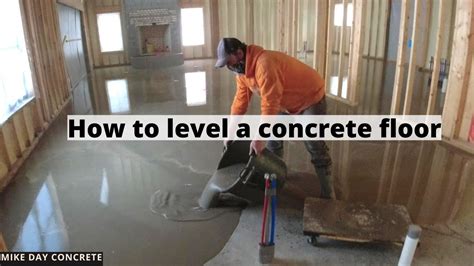 How To Self Level A Concrete Floor My Simple Process YouTube