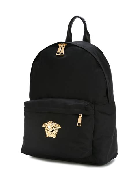Versace Palazzo Medusa Backpack In Black For Men Lyst