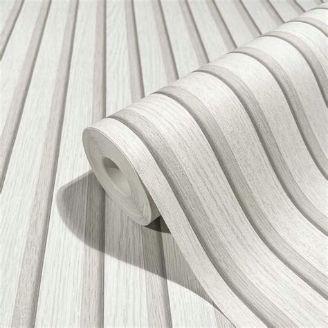 LAMELE Szare Jasne DREWNO TAPETA 3D Na Flizelinie Marburg 33956