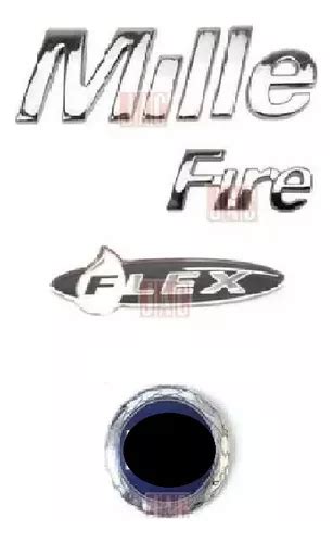 Emblemas Mille Fire Flex Mala Modelo Original