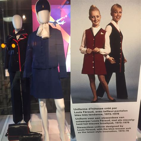 Uniforme d hôtesse de l air des années 60 de la compagnie aérienne