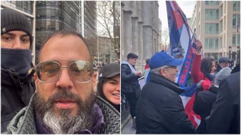 Presentador Cubano Alexander Otaola En Londres Para Manifestarse En