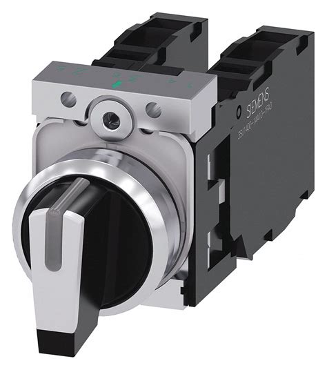 SIEMENS Non Illuminated Selector Switch 22 Mm 3 Maintained