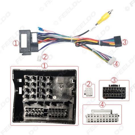 Feeldo Car Accessories Official Store Car Pin Power Wiring Harness