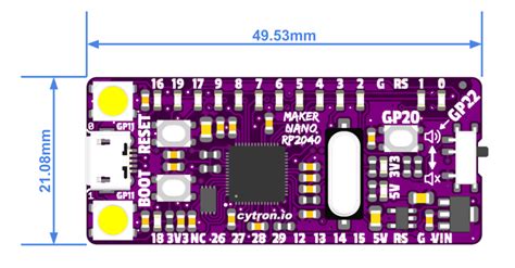 Maker Nano RP2040 Simplifying Projects With Raspberry Pi RP2040