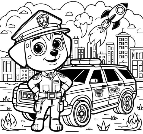 Paw Patrol Ausmalbilder 54 neue Malvorlagen für Fans