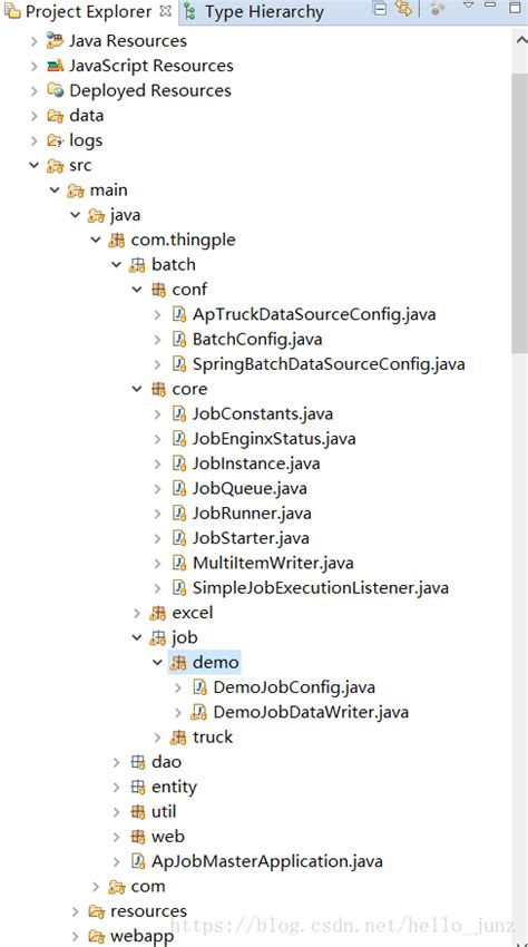 spring batch 基于spring boot的demo springbatch demo csdn博客