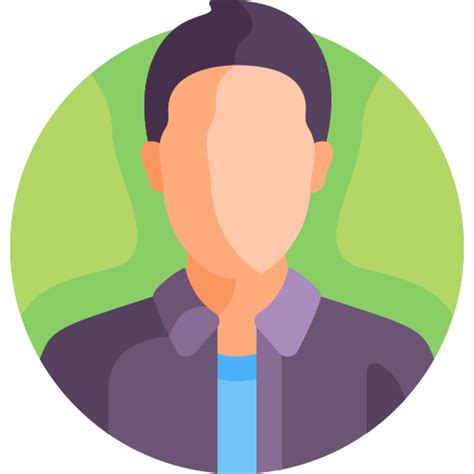 Man Detailed Flat Circular Flat Icon