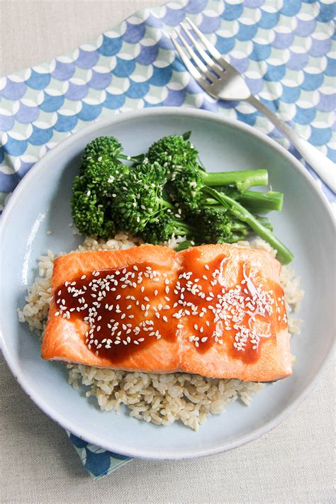 Easy Light Salmon Teriyaki Brunch N Bites