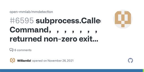 Subprocess Calledprocesserror Command Returned Non Zero Exit