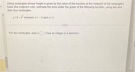 solved using rectangles whose height is given by the value