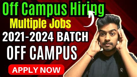 Off Campus Hiring Latest Off Campus Drive 2021 2022 2023 2024