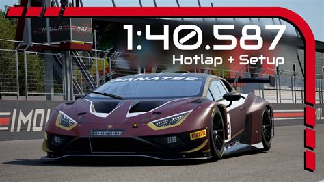 Imola 1 40 587 ACC Hotlap Setup Lamborghini Huracan GT3 EVO2